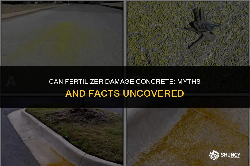 Can Fertilizer Damage Concrete: Myths And Facts Uncovered | ShunCy