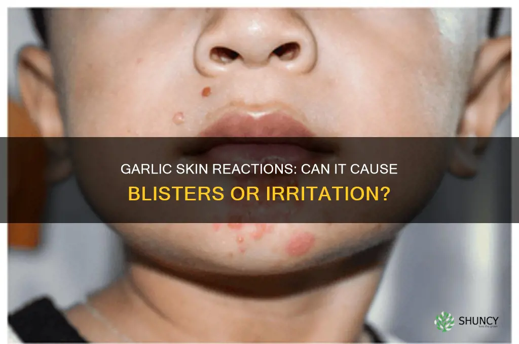Garlic Skin Reactions: Can It Cause Blisters Or Irritation? | ShunCy