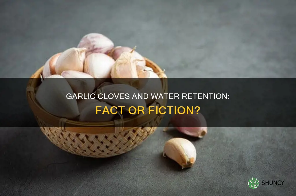 Garlic Cloves And Water Retention: Fact Or Fiction? | ShunCy
