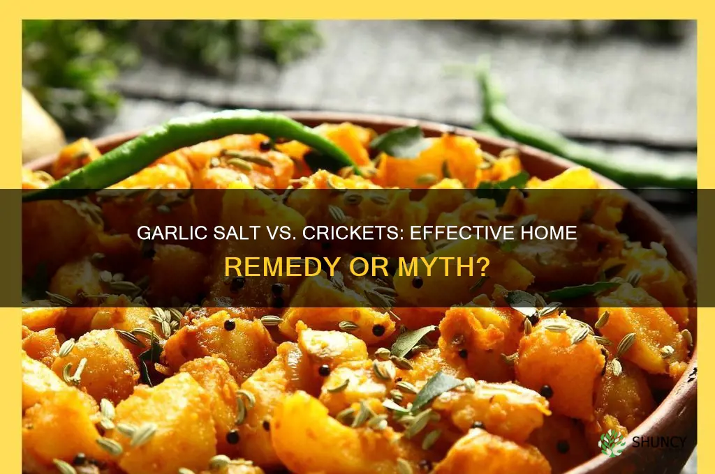 Garlic Salt Vs. Crickets: Effective Home Remedy Or Myth? | ShunCy