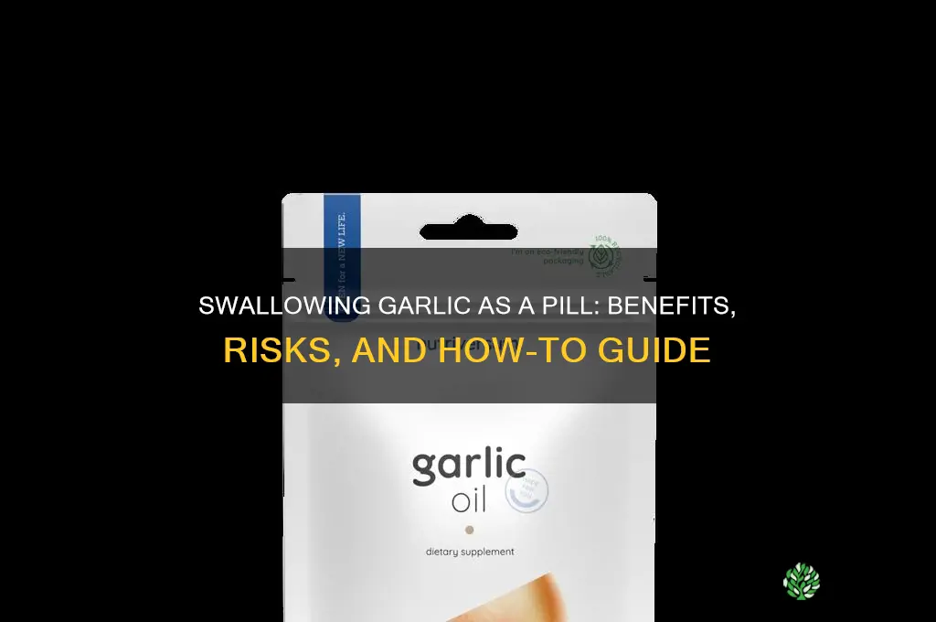 Swallowing Garlic As A Pill: Benefits, Risks, And How-To Guide | ShunCy
