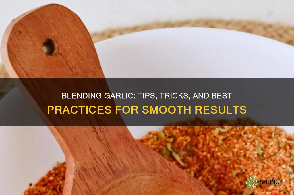 Blending Garlic: Tips, Tricks, And Best Practices For Smooth Results ...