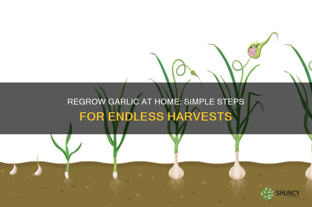 Regrow Garlic At Home: Simple Steps For Endless Harvests | ShunCy