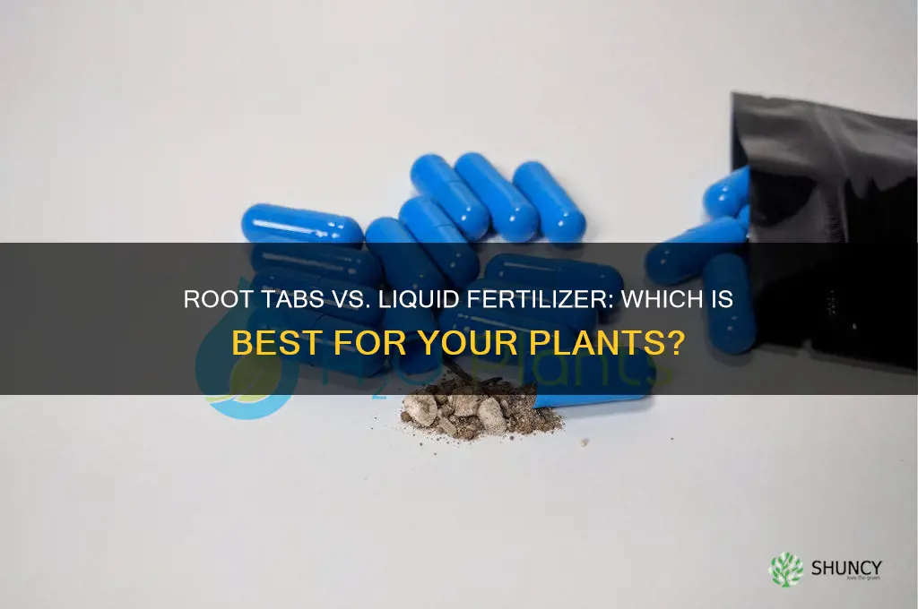Root Tabs Vs. Liquid Fertilizer: Which Is Best For Your Plants? | ShunCy