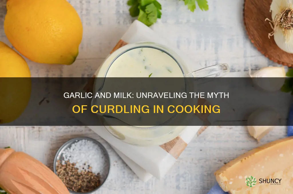 Garlic And Milk: Unraveling The Myth Of Curdling In Cooking | ShunCy