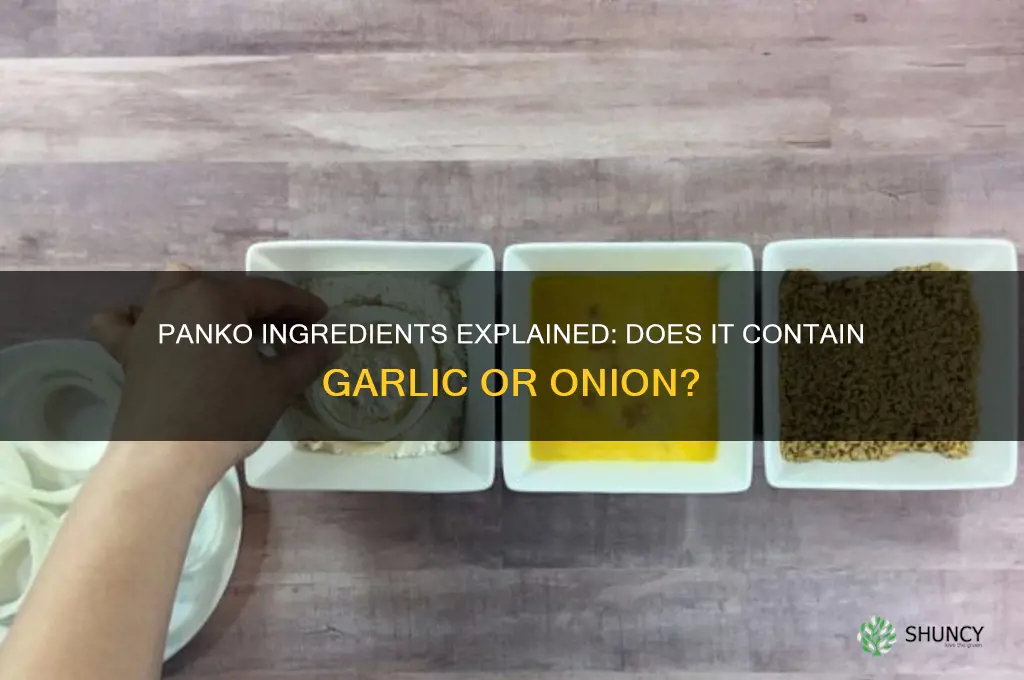 Panko Ingredients Explained: Does It Contain Garlic Or Onion? | ShunCy