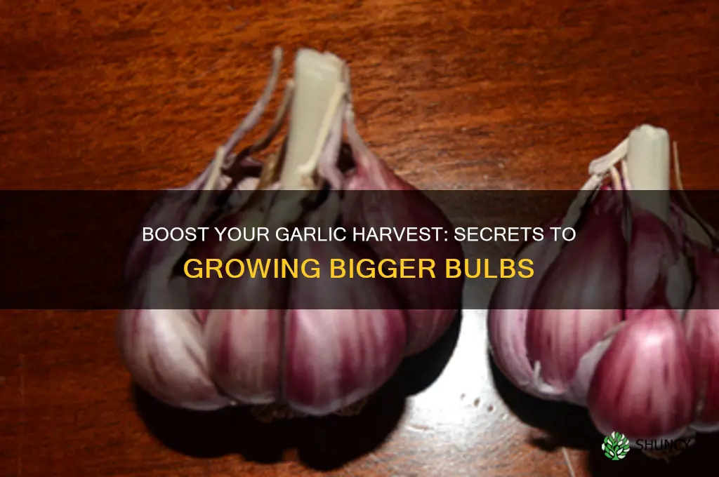 Boost Your Garlic Harvest: Secrets To Growing Bigger Bulbs | ShunCy