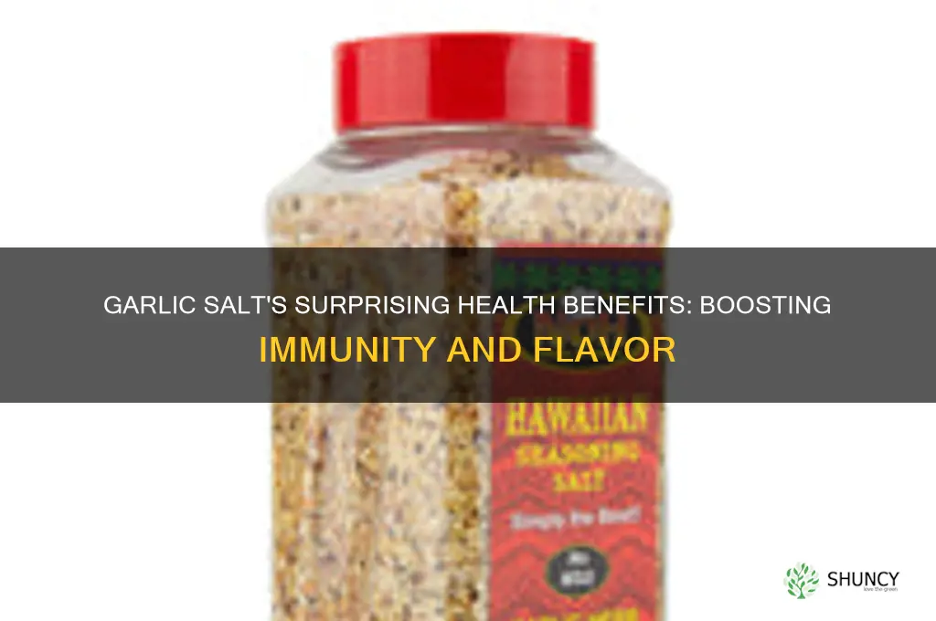Garlic Salt's Surprising Health Benefits: Boosting Immunity And Flavor ...