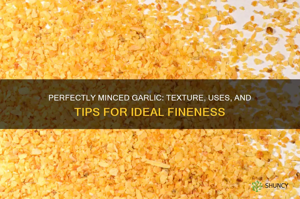 Perfectly Minced Garlic: Texture, Uses, And Tips For Ideal Fineness ...