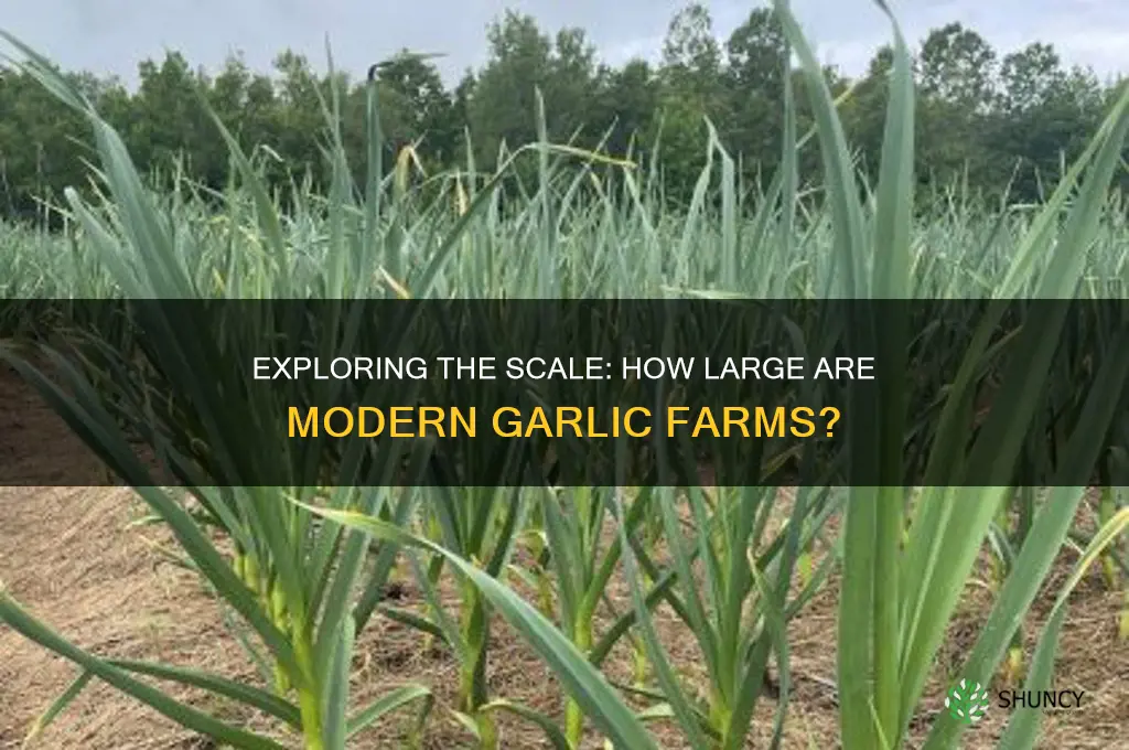 Exploring The Scale: How Large Are Modern Garlic Farms? | ShunCy