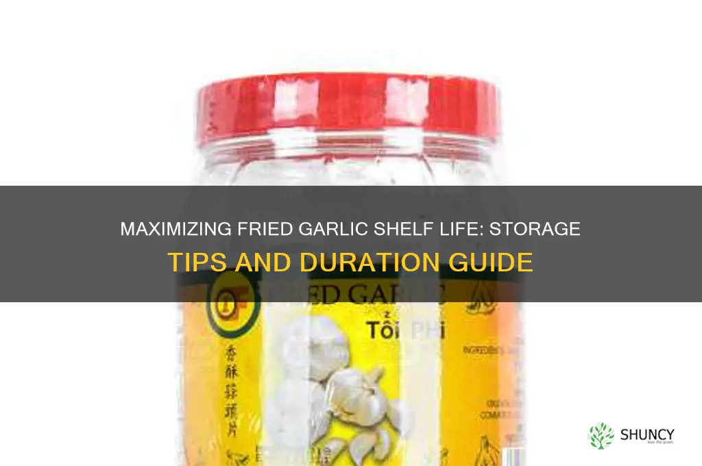 Maximizing Fried Garlic Shelf Life: Storage Tips And Duration Guide ...