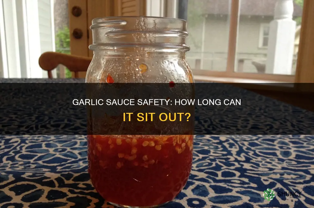 Garlic Sauce Safety: How Long Can It Sit Out? | ShunCy