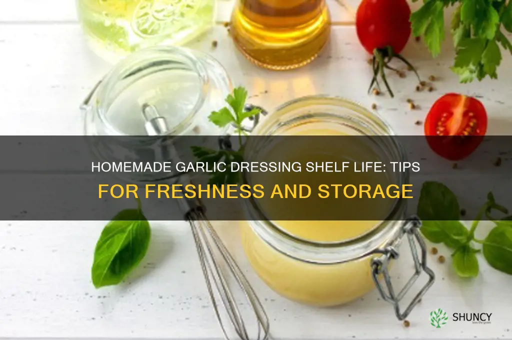 Homemade Garlic Dressing Shelf Life: Tips For Freshness And Storage ...