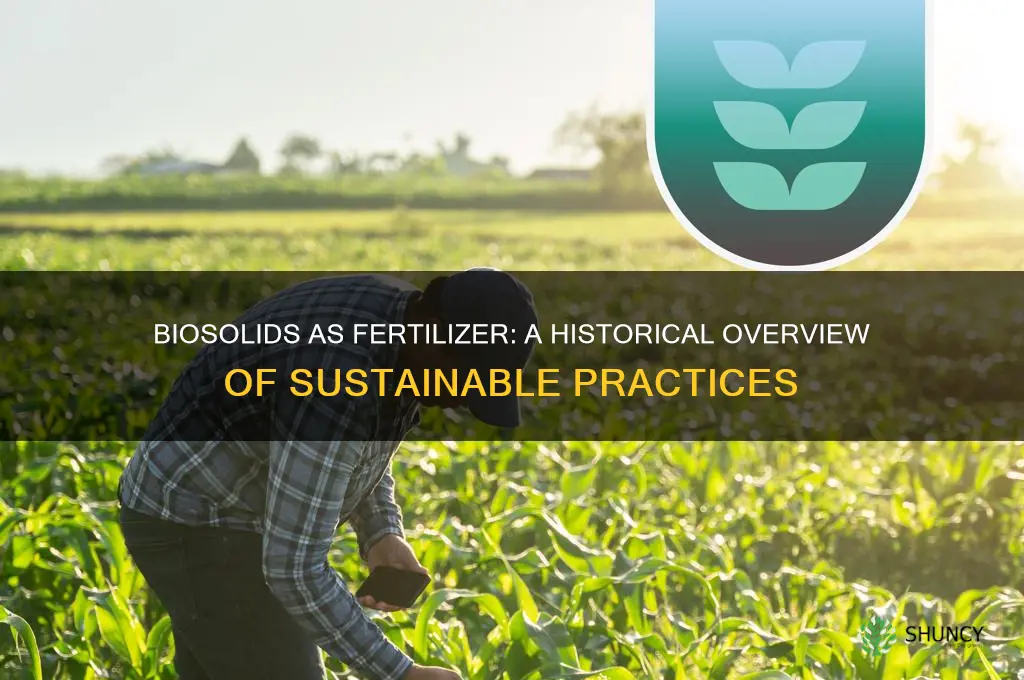 Biosolids As Fertilizer: A Historical Overview Of Sustainable Practices ...