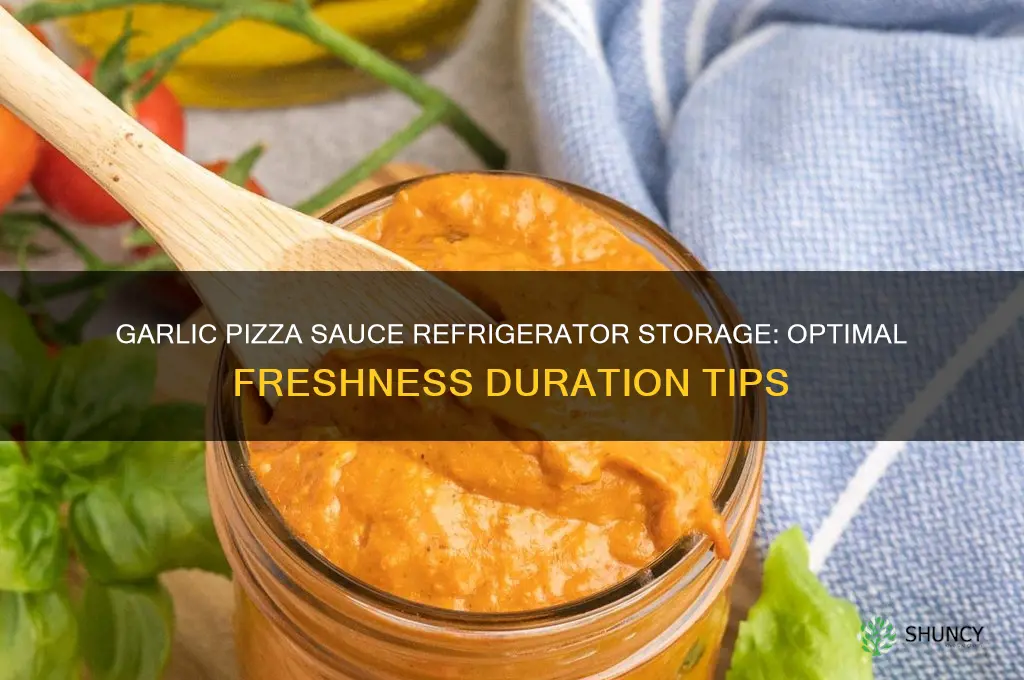 Garlic Pizza Sauce Refrigerator Storage: Optimal Freshness Duration ...