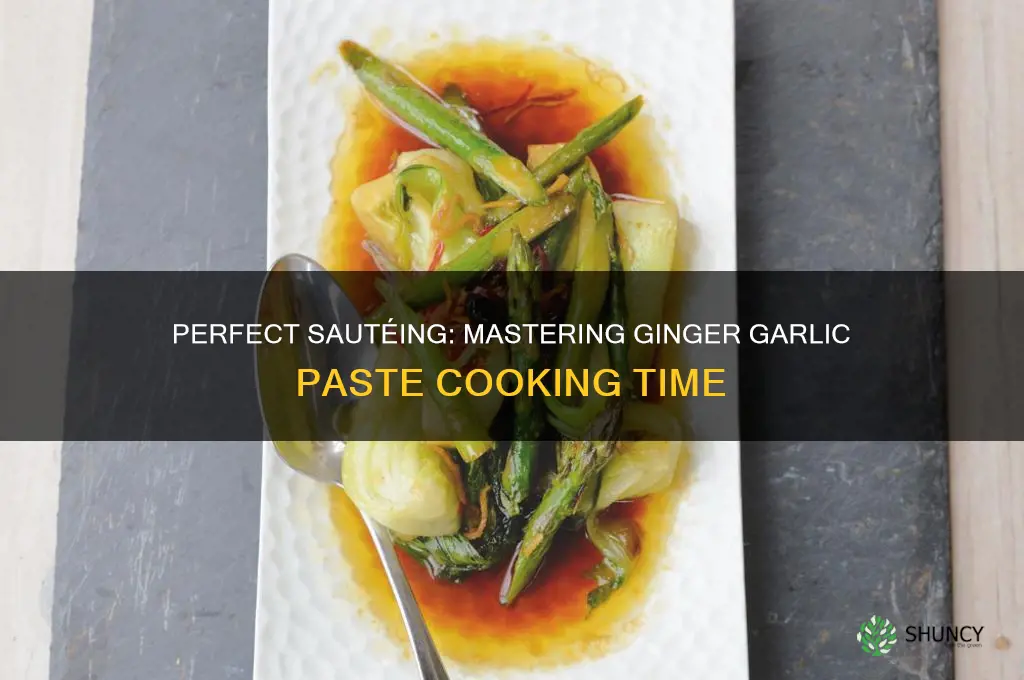 Perfect Sautéing: Mastering Ginger Garlic Paste Cooking Time | ShunCy