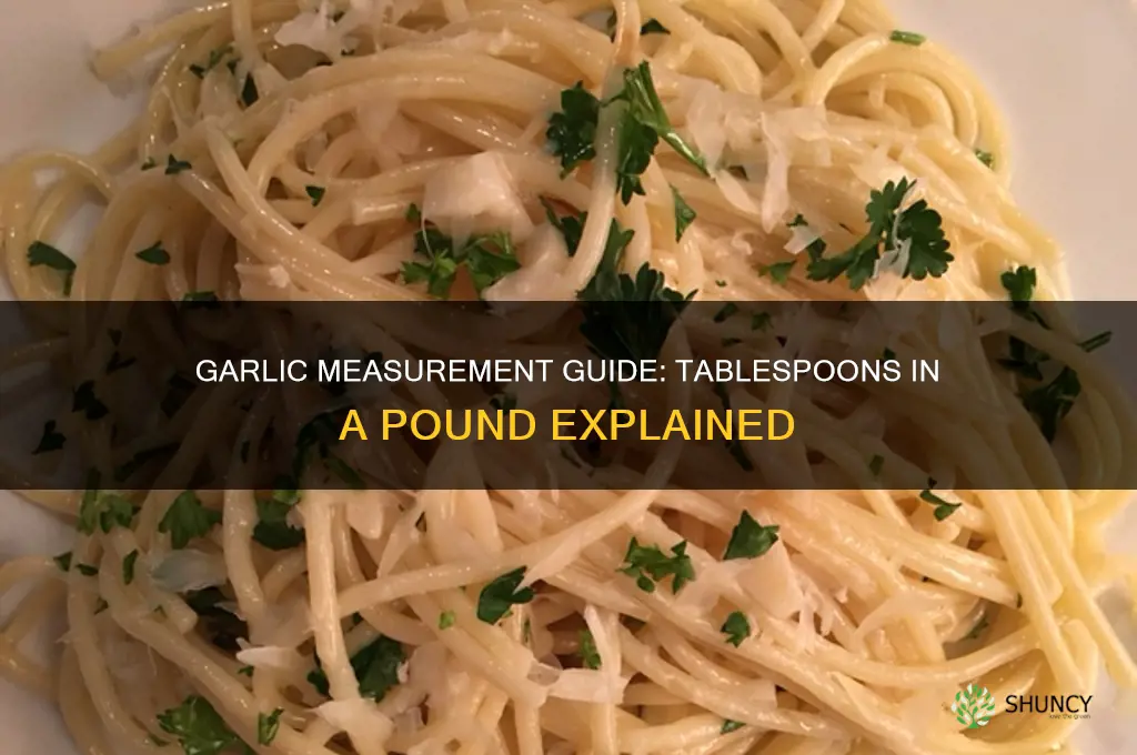 Garlic Measurement Guide: Tablespoons In A Pound Explained | ShunCy