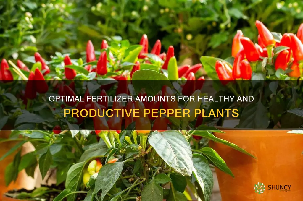 Optimal Fertilizer Amounts For Healthy And Productive Pepper Plants ...