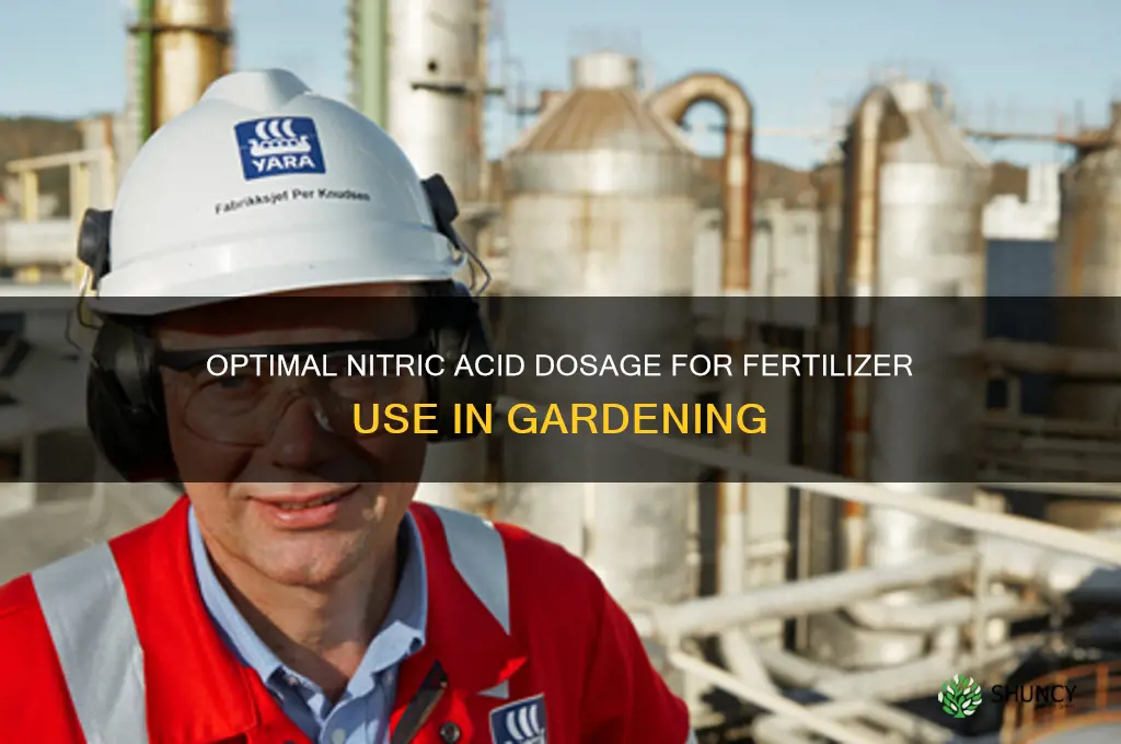 Optimal Nitric Acid Dosage For Fertilizer Use In Gardening | ShunCy
