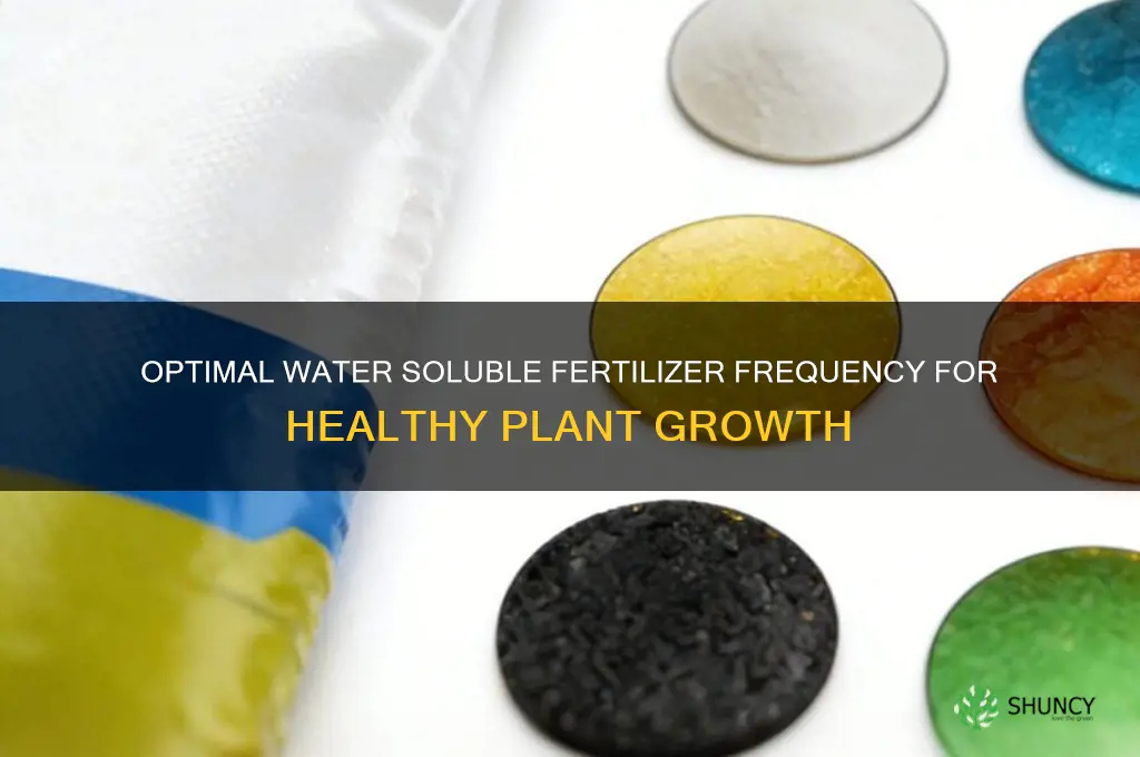 Optimal Water Soluble Fertilizer Frequency For Healthy Plant Growth ...