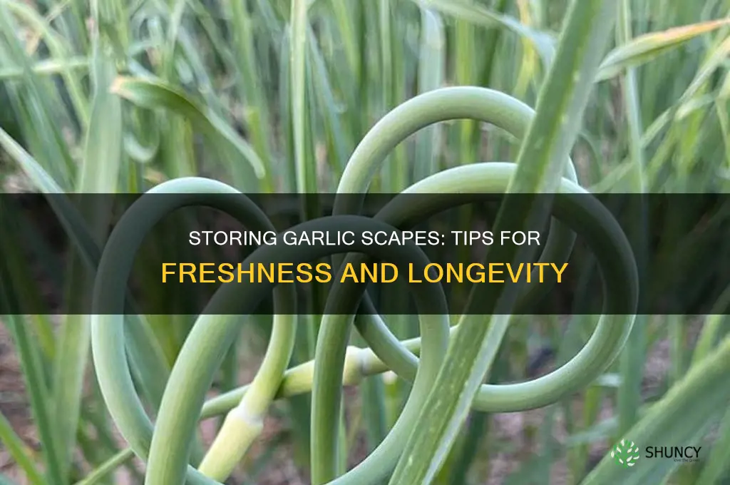 Storing Garlic Scapes: Tips For Freshness And Longevity | ShunCy