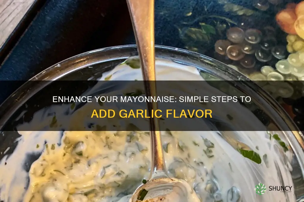 Enhance Your Mayonnaise: Simple Steps To Add Garlic Flavor | ShunCy
