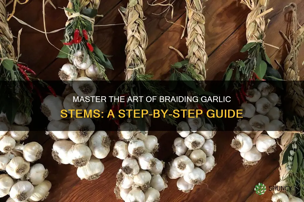 Master The Art Of Braiding Garlic Stems: A Step-By-Step Guide | ShunCy