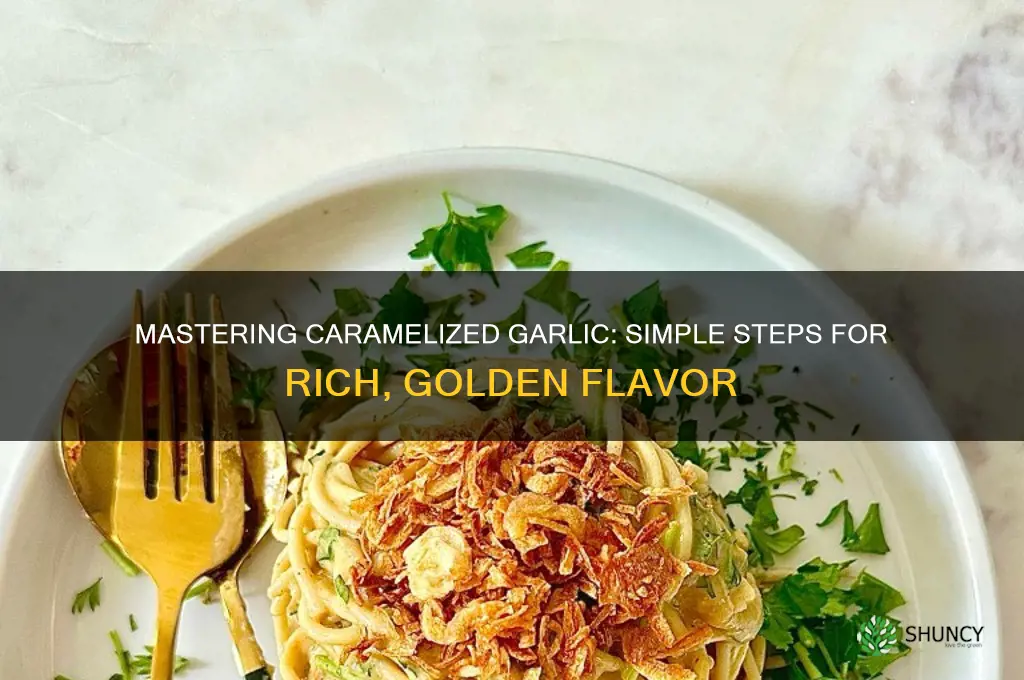 Mastering Caramelized Garlic: Simple Steps For Rich, Golden Flavor | ShunCy