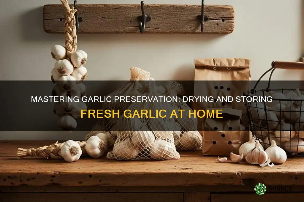 Mastering Garlic Preservation: Drying And Storing Fresh Garlic At Home ...