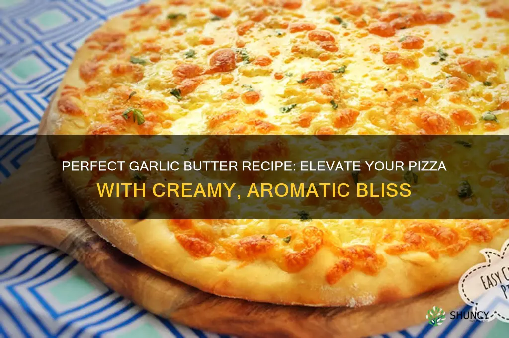 Perfect Garlic Butter Recipe: Elevate Your Pizza With Creamy, Aromatic ...