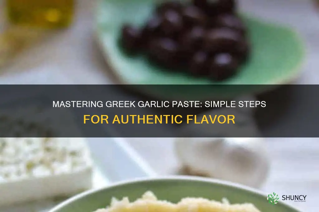 Mastering Greek Garlic Paste: Simple Steps For Authentic Flavor | ShunCy