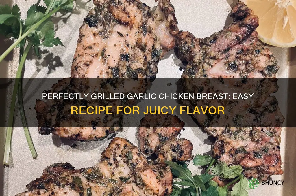 Perfectly Grilled Garlic Chicken Breast: Easy Recipe For Juicy Flavor ...