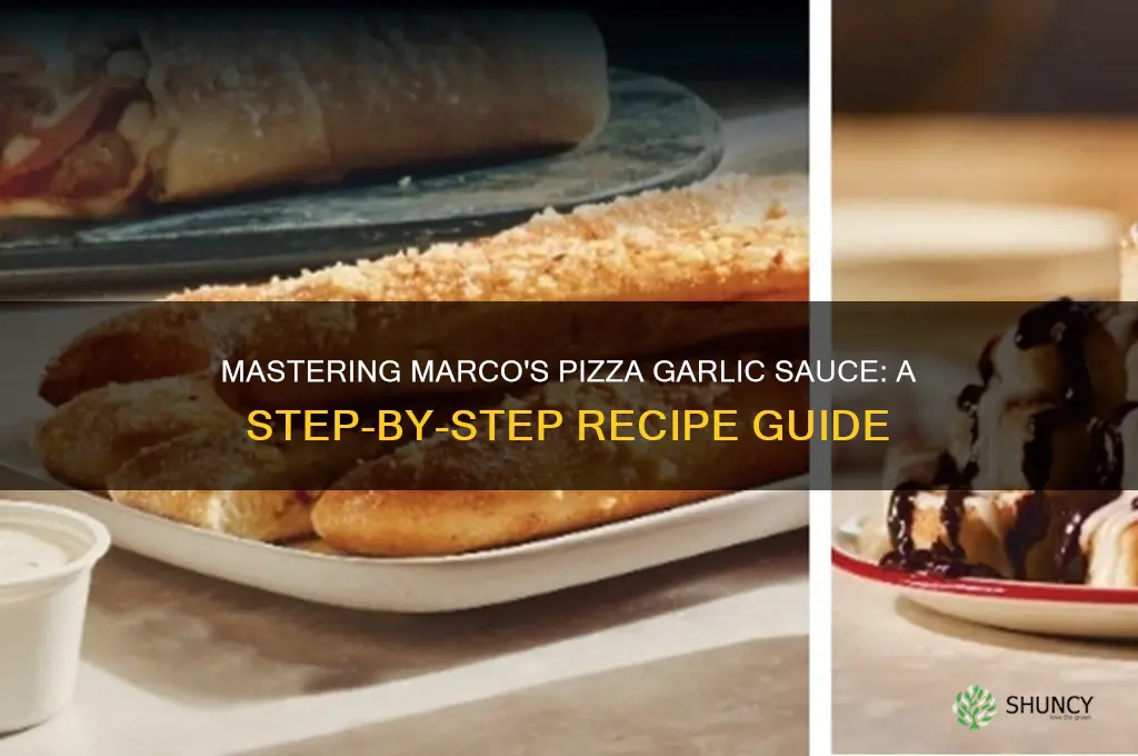 Mastering Marco's Pizza Garlic Sauce: A Step-By-Step Recipe Guide | ShunCy