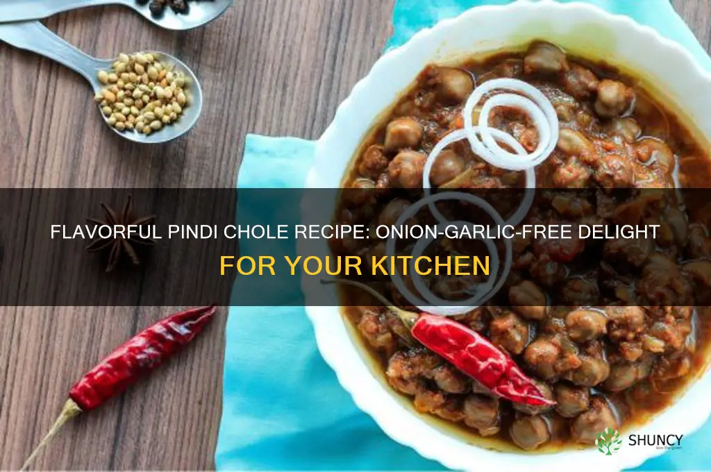 Flavorful Pindi Chole Recipe: Onion-Garlic-Free Delight For Your ...