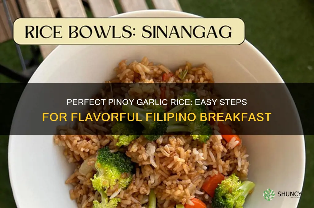 Perfect Pinoy Garlic Rice: Easy Steps For Flavorful Filipino Breakfast ...