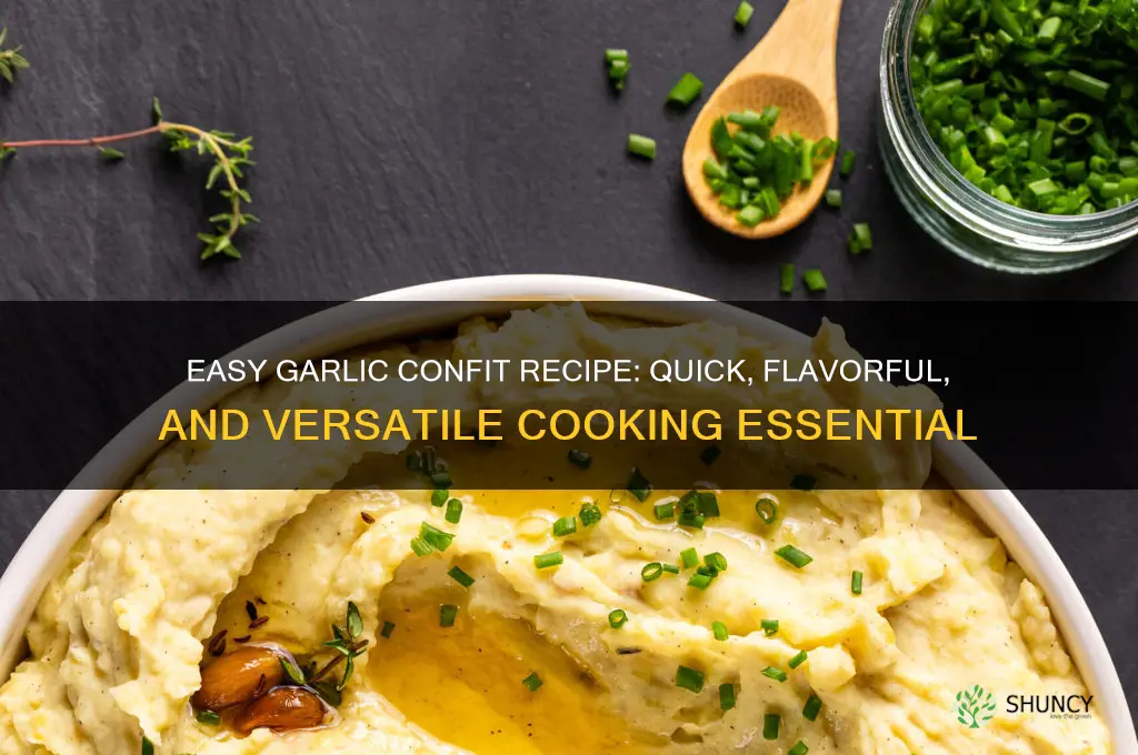 Easy Garlic Confit Recipe: Quick, Flavorful, And Versatile Cooking ...