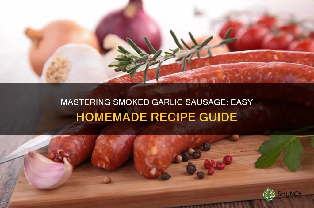 Mastering Smoked Garlic Sausage: Easy Homemade Recipe Guide | ShunCy