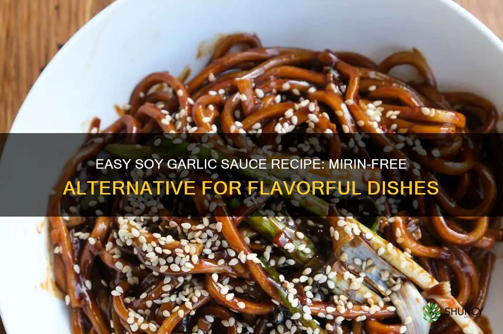 Easy Soy Garlic Sauce Recipe: Mirin-Free Alternative For Flavorful ...