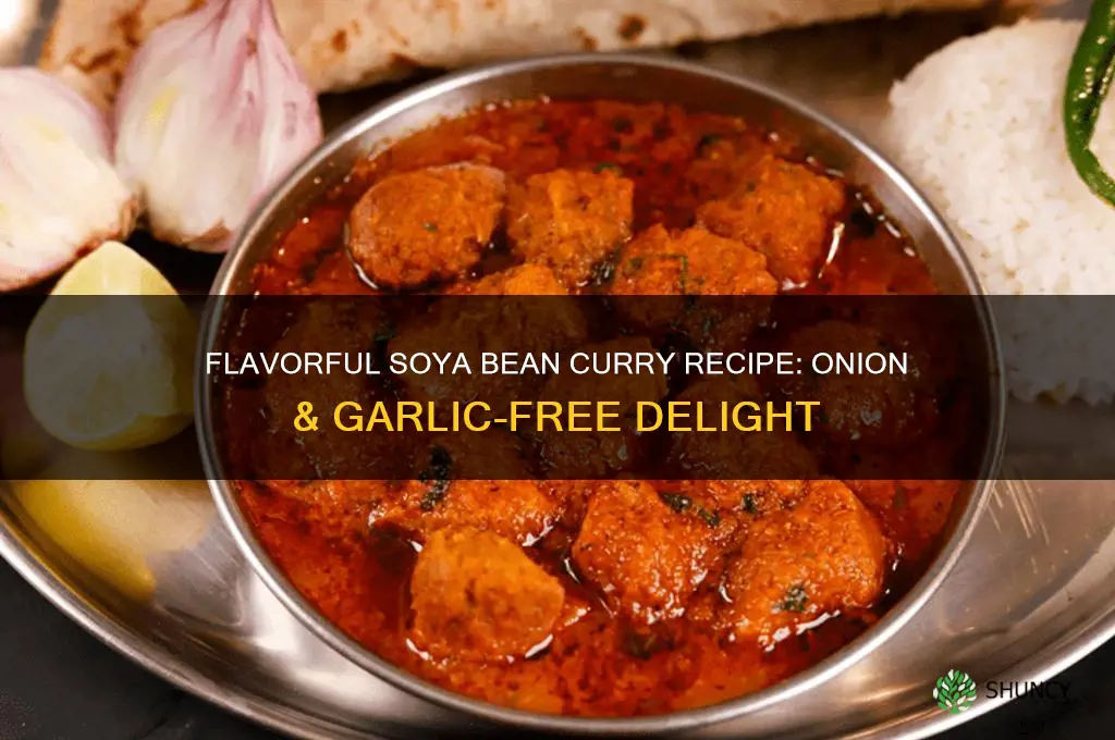 Flavorful Soya Bean Curry Recipe: Onion & Garlic-Free Delight | ShunCy
