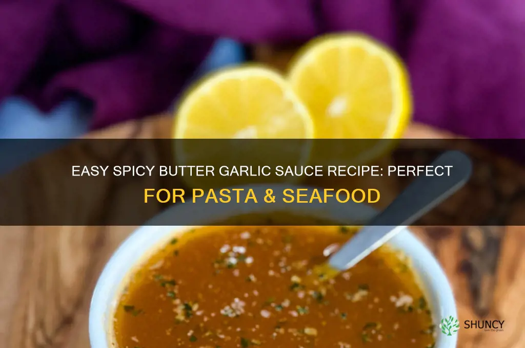 Easy Spicy Butter Garlic Sauce Recipe: Perfect For Pasta & Seafood | ShunCy