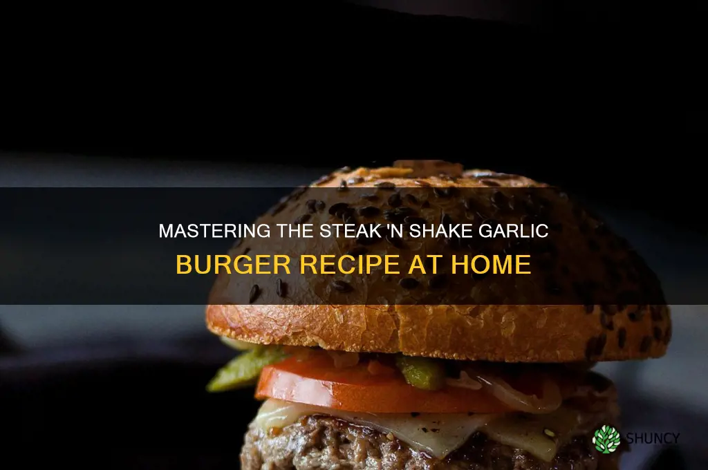 Mastering The Steak 'N Shake Garlic Burger Recipe At Home | ShunCy