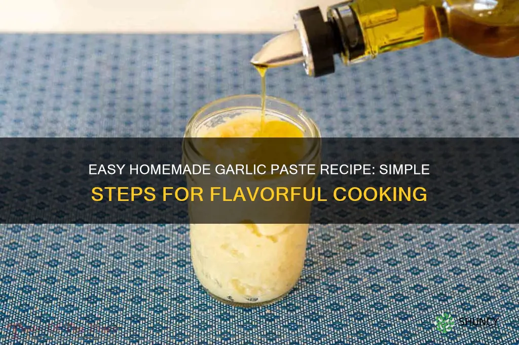 Easy Homemade Garlic Paste Recipe: Simple Steps For Flavorful Cooking ...