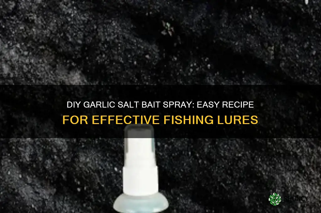 Diy Garlic Salt Bait Spray: Easy Recipe For Effective Fishing Lures ...