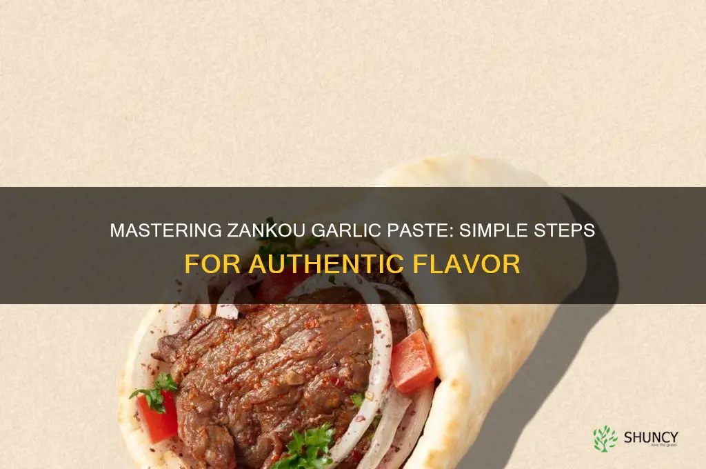 Mastering Zankou Garlic Paste: Simple Steps For Authentic Flavor | ShunCy
