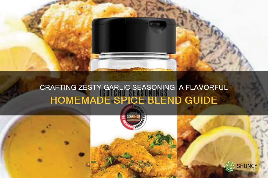 Crafting Zesty Garlic Seasoning: A Flavorful Homemade Spice Blend Guide ...