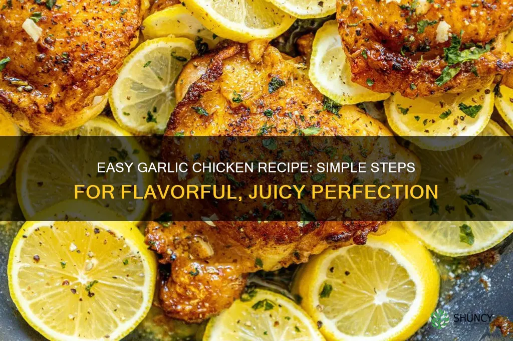 Easy Garlic Chicken Recipe: Simple Steps For Flavorful, Juicy ...