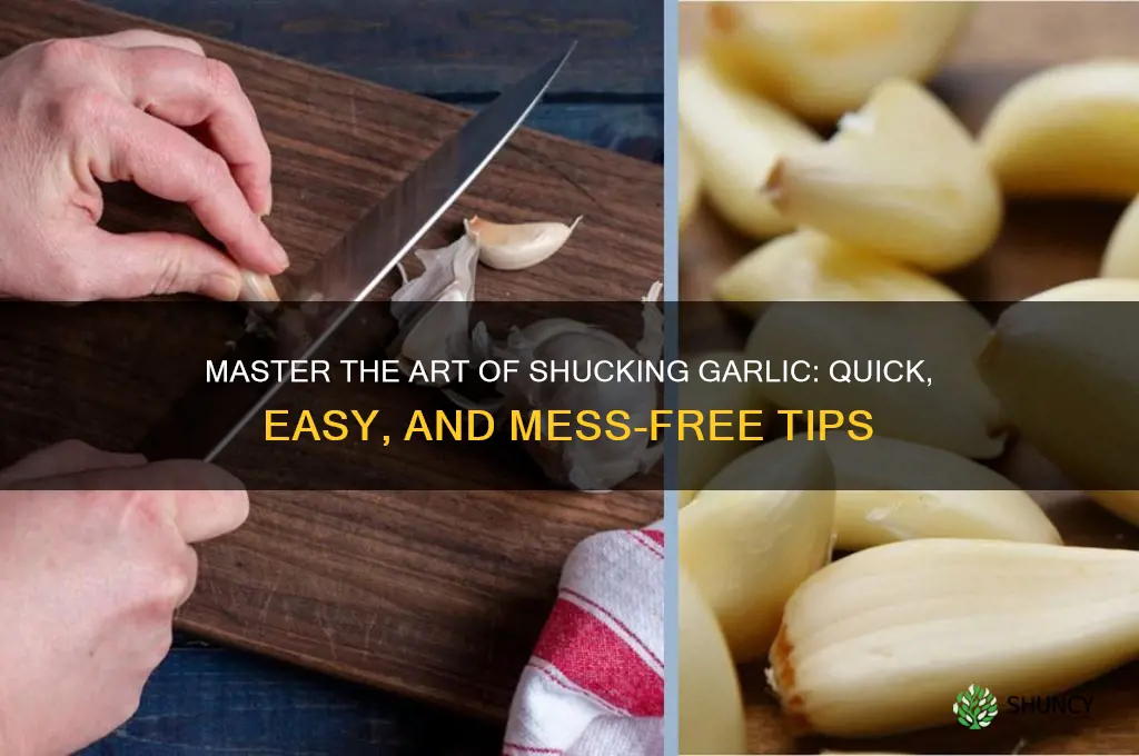 Master The Art Of Shucking Garlic: Quick, Easy, And Mess-Free Tips | ShunCy