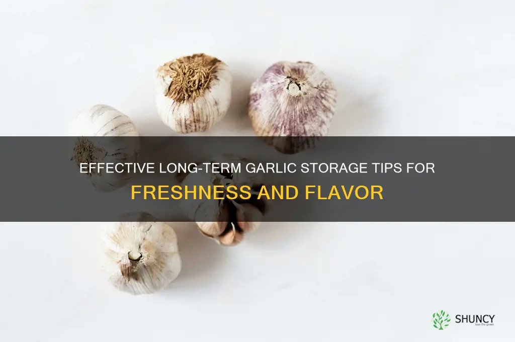 Effective Long-Term Garlic Storage Tips For Freshness And Flavor | ShunCy