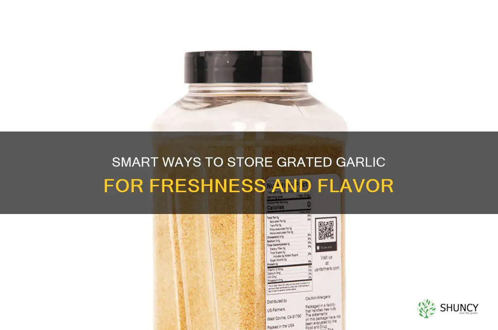 Smart Ways To Store Grated Garlic For Freshness And Flavor | ShunCy