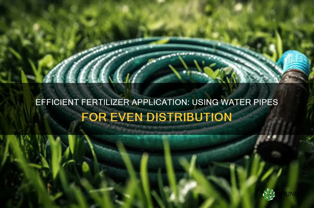 Efficient Fertilizer Application: Using Water Pipes For Even ...
